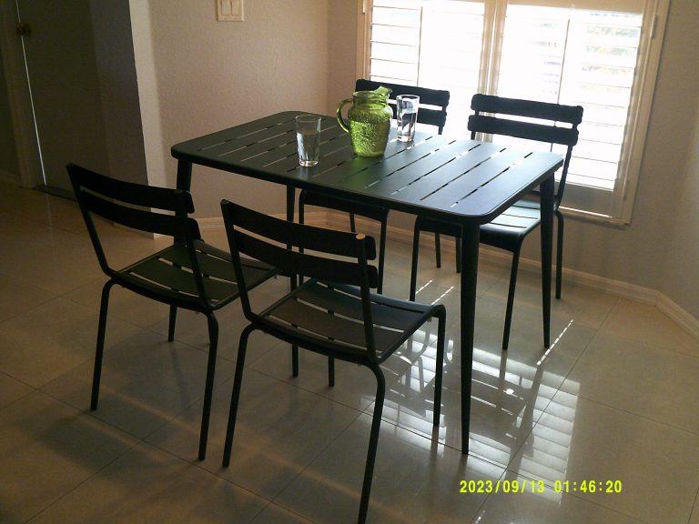 Rectangle Metal Bistro Table | Beer Garden Furniture